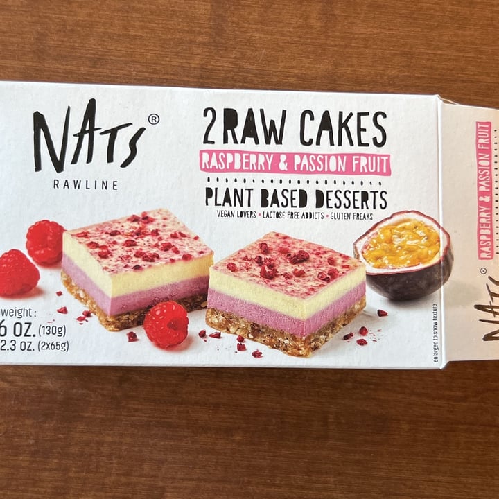 Nats Rawline 2 Raw Cakes Raspberry & Passion Fruit Review | abillion