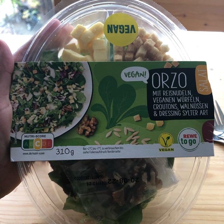 Rewe To Go Orzo Salat Review | abillion