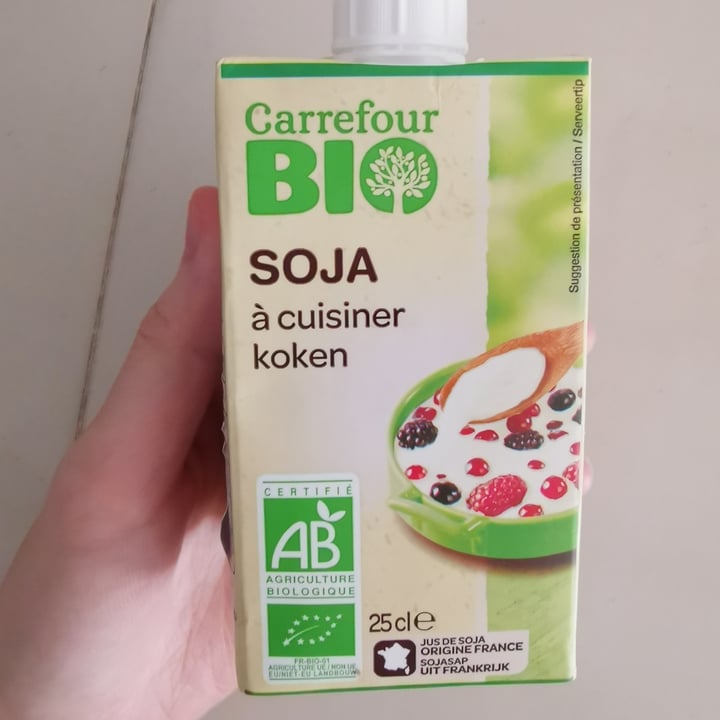 Carrefour organic cooking soya Review | abillion