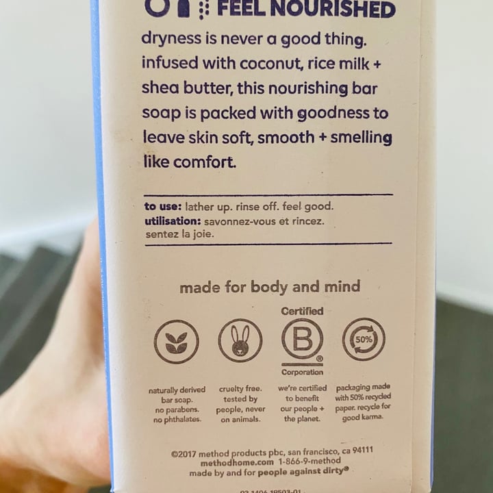 method Simply Nourish Bar Soap - Coconut, Rice Milk, Shea Butter ...