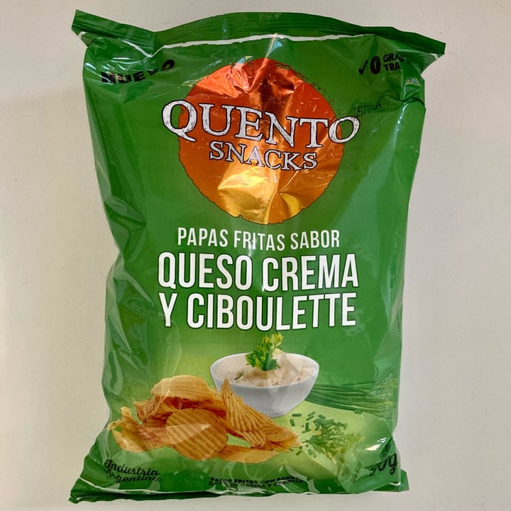 Quento Snacks Papas Fritas Sabor Queso Crema Y Ciboulette Reviews | abillion