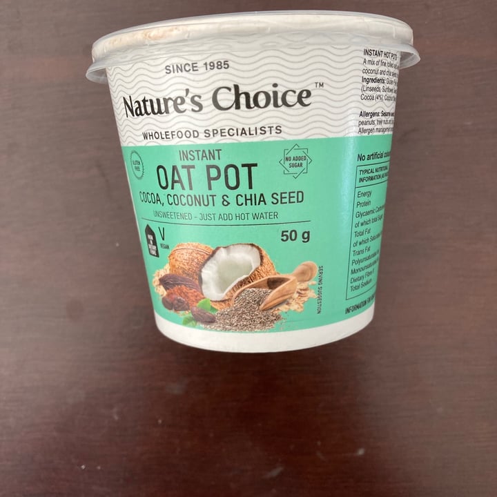 Nature's Choice Oat pot Review | abillion