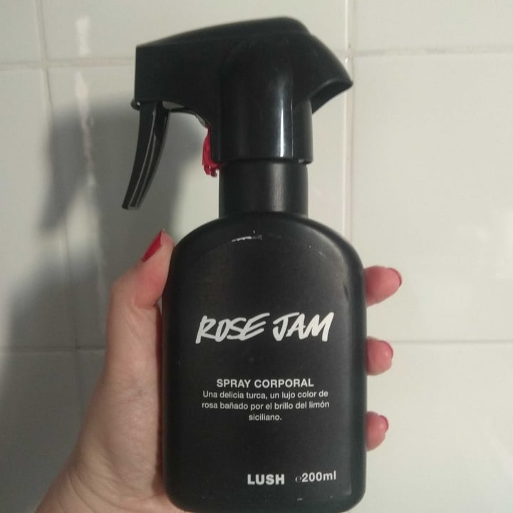 Lush Fresh Handmade Cosmetics Rose Jam Body Spray Review Abillion