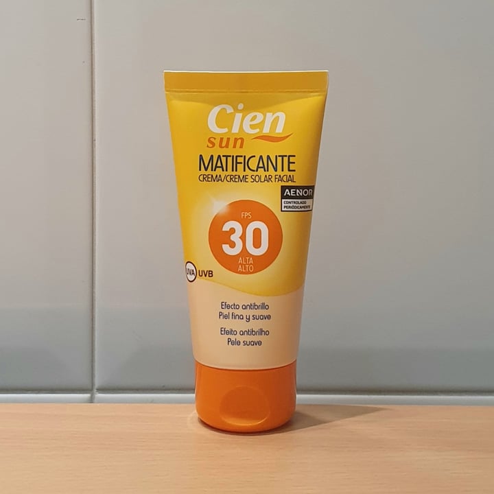 Cien Crema Solar Facial Matificante Review | abillion