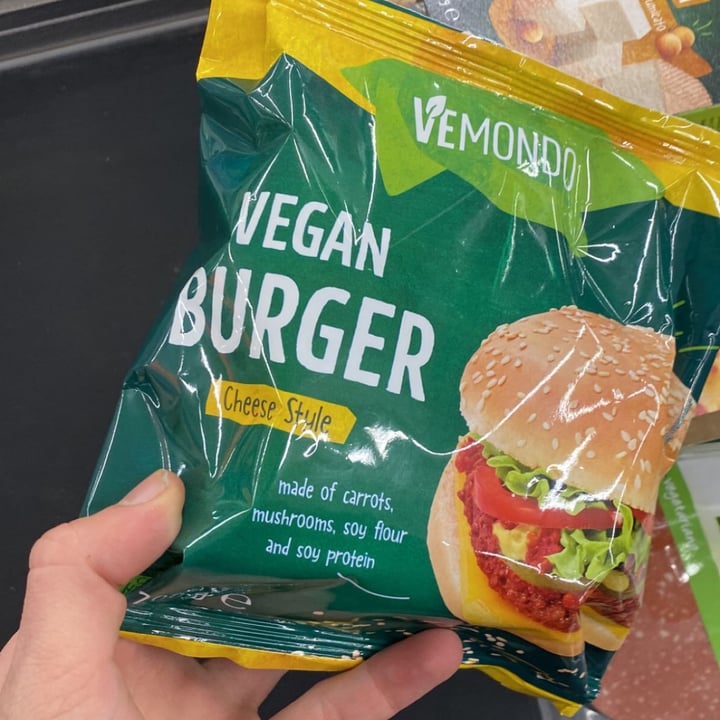 Vemondo Vegan Burger Cheese Style Review | abillion