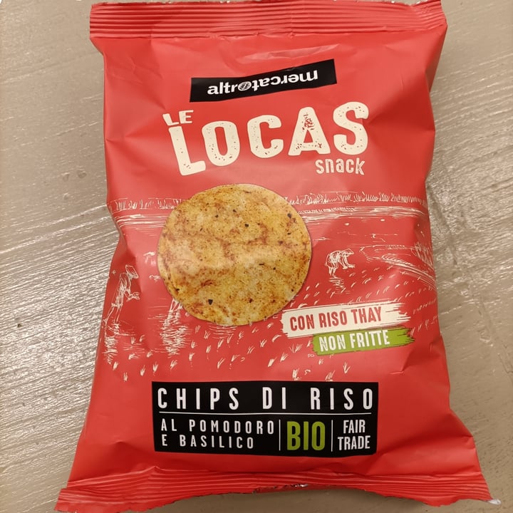 Altro mercato Le locas Chips di riso al pomodoro e basilico Review ...