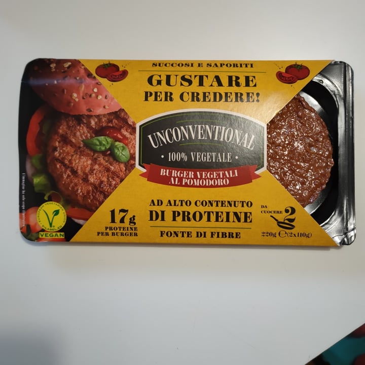 Unconventional Burger Vegetale Al Pomodoro - Tomato Burger Review ...