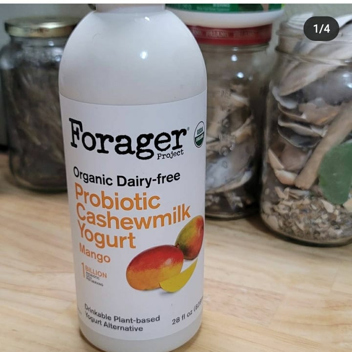 Forager Project Drinkable Mango Cashewmilk Yogurt Review | abillion