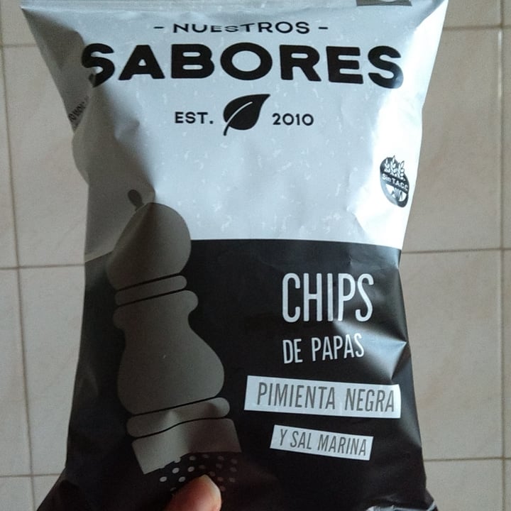 Nuestros Sabores Chips de papas, pimienta y sal marina Review | abillion