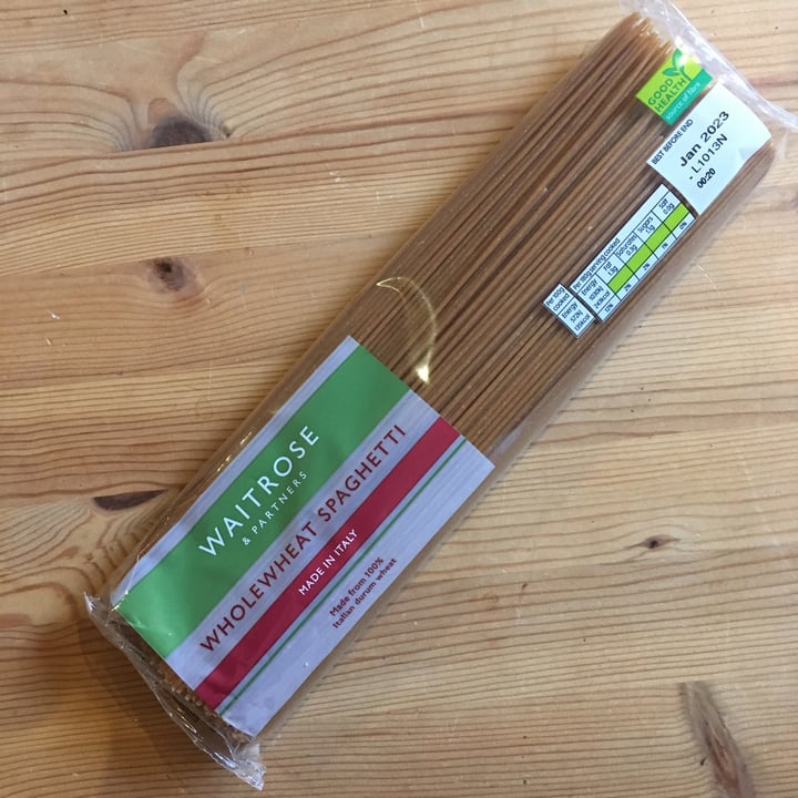 Waitrose Wholewheat Spaghetti Review | abillion