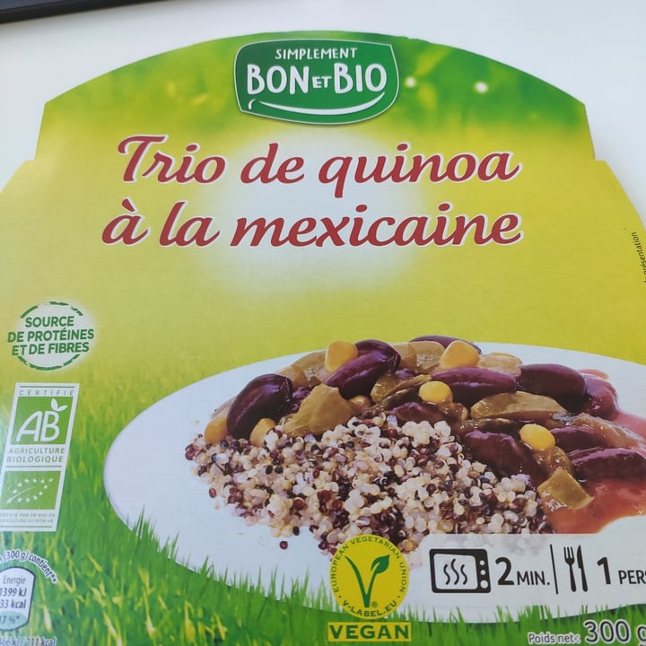 Bon et bio Trio de quinoa à la mexicaine Review | abillion