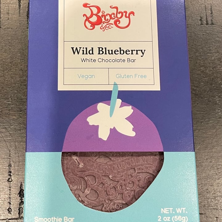 Bixby & co Wild Blueberry White Chocolate Bar Review | abillion