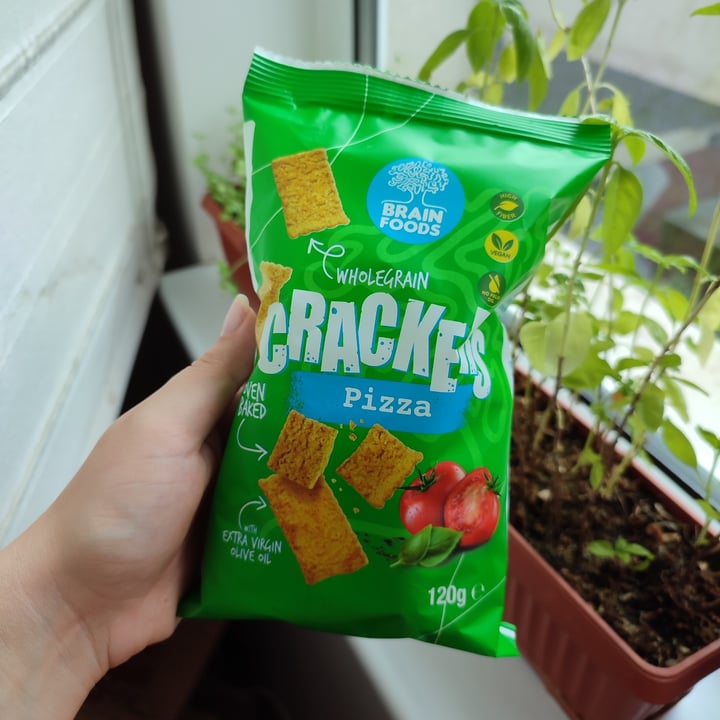 Brain foods Crackers - pizza flavor Review | abillion