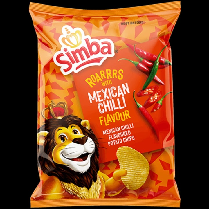 Simba Mexican Chilli Flavoured Potatoe Chips Review | abillion