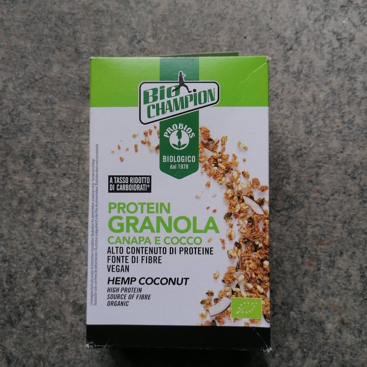 Probios dal 1978 Protein Granola Canapa e Cocco Review | abillion