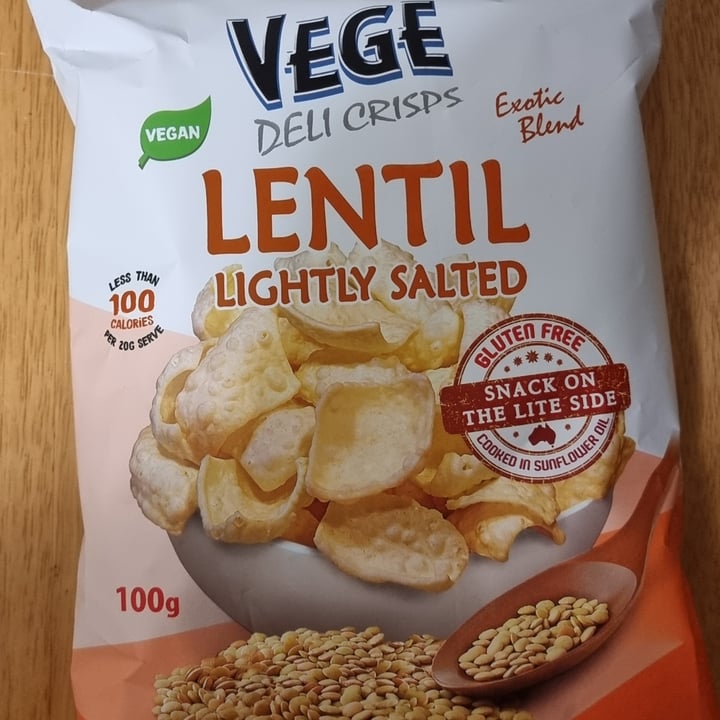 VEGE deli crisps Lentil lighty salted Review | abillion