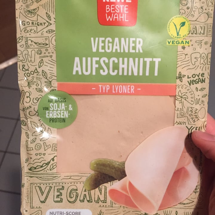 REWE Beste Wahl Veganer Aufschnitt - Typ Lyoner Review | abillion
