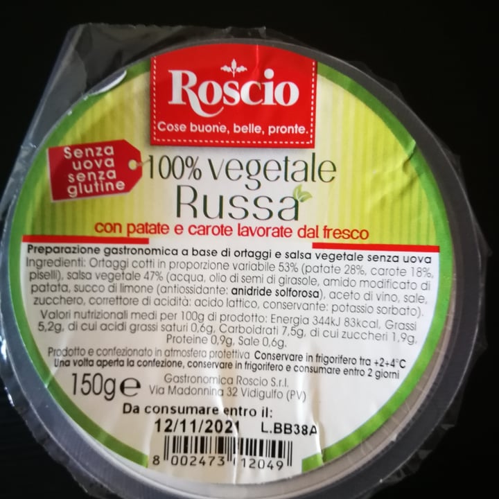 Roscio Insalata Russa Review | abillion