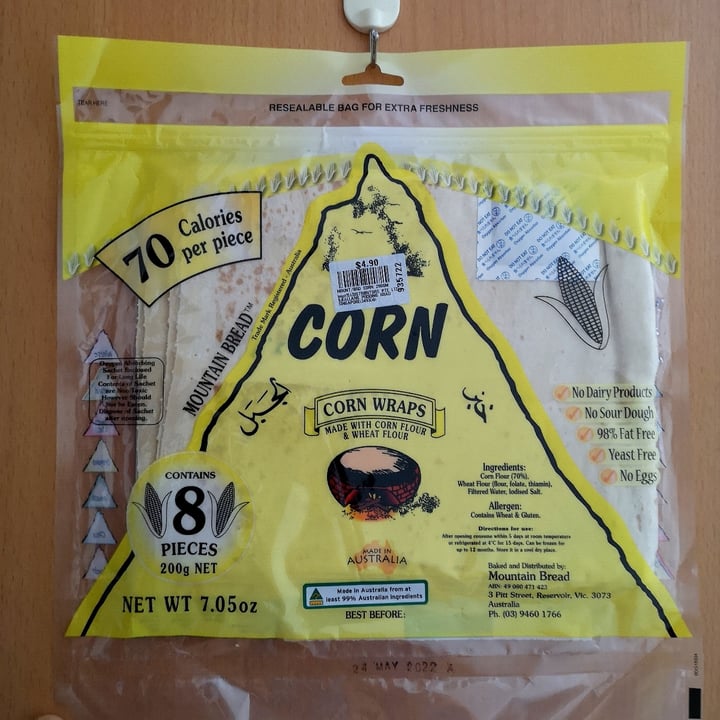 Mountain Bread Corn Wraps Review | abillion