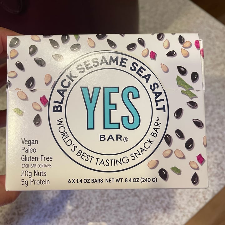 YES Bar Black Sesame Sea Salt Review | abillion