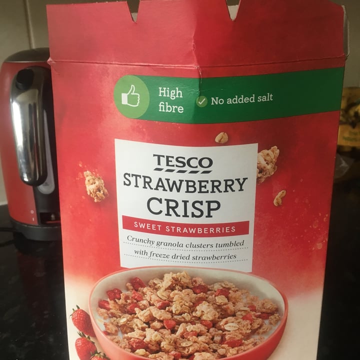 Tesco strawberries crisps Review | abillion