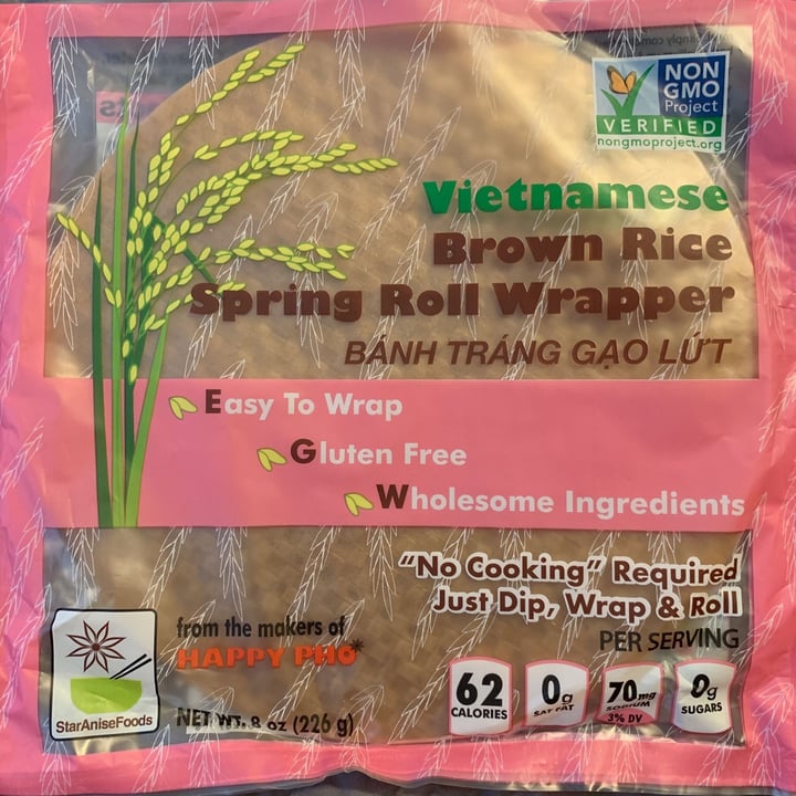 StarAniseFoods Vietnamese Brown Rice Spring Roll Wrapper Review | abillion