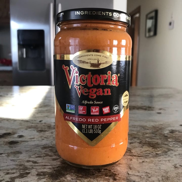 Victoria Fine Foods Alfredo Red Pepper sauce Review | abillion