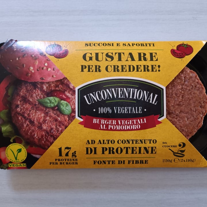 Unconventional Burger Vegetale Al Pomodoro - Tomato Burger Review ...