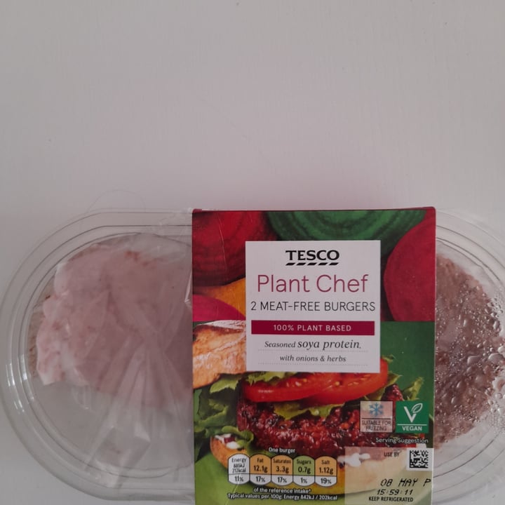 Tesco Plant Chef 2 Meat-free Burgers Review | abillion