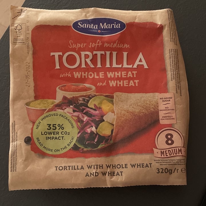 Santa María Super Soft Medium Tortilla with whole wheat Review | abillion