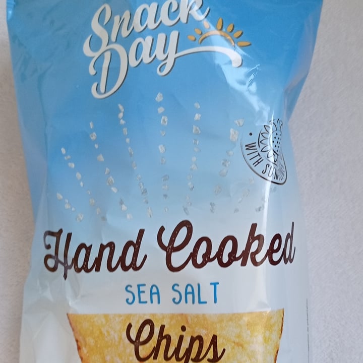 Snack Day Hand cooked sea salt chips Review | abillion