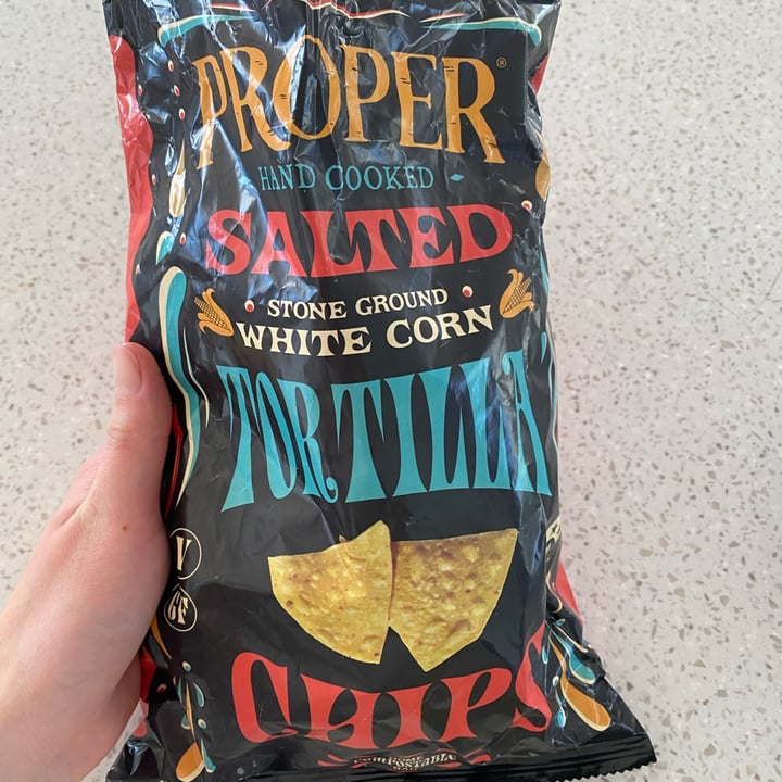 Proper Crisps Salted Tortilla Chips Review | abillion