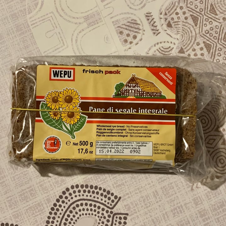 Wepu Pane Di Segale Integrale Review | abillion