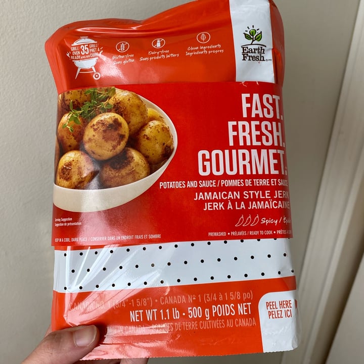 Earth fresh Jamaican Style Jerk Potatoes and Sauce Review | abillion