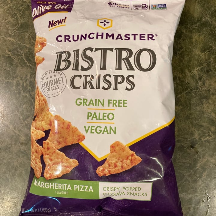 Crunchmaster Bistro Crisps Margherita pizza Review | abillion
