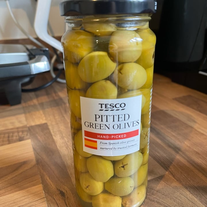 Tesco Tesco pitted green olives in brine Review | abillion