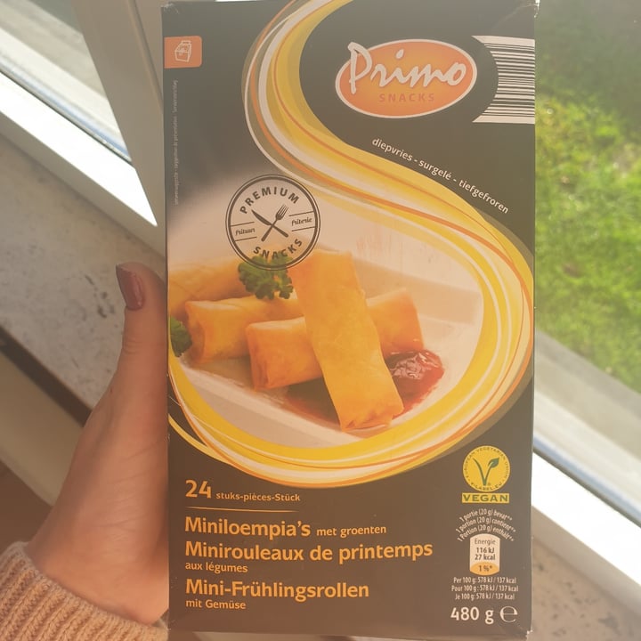 Primo snacks Miniloempia's Review | abillion