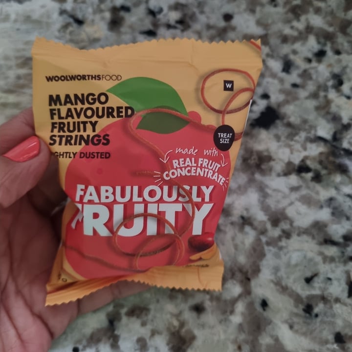 Woolworths Food fabulously fruity mango strings Review | abillion