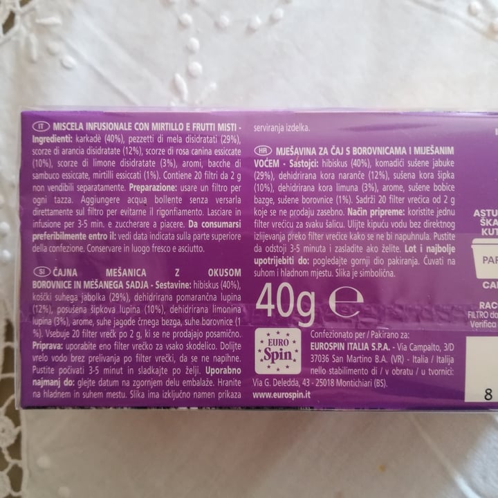 Lester House Infuso mirtilli e frutti misti Review | abillion