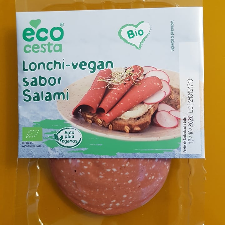 Ecocesta Lonchi-vegan sabor salami Review | abillion