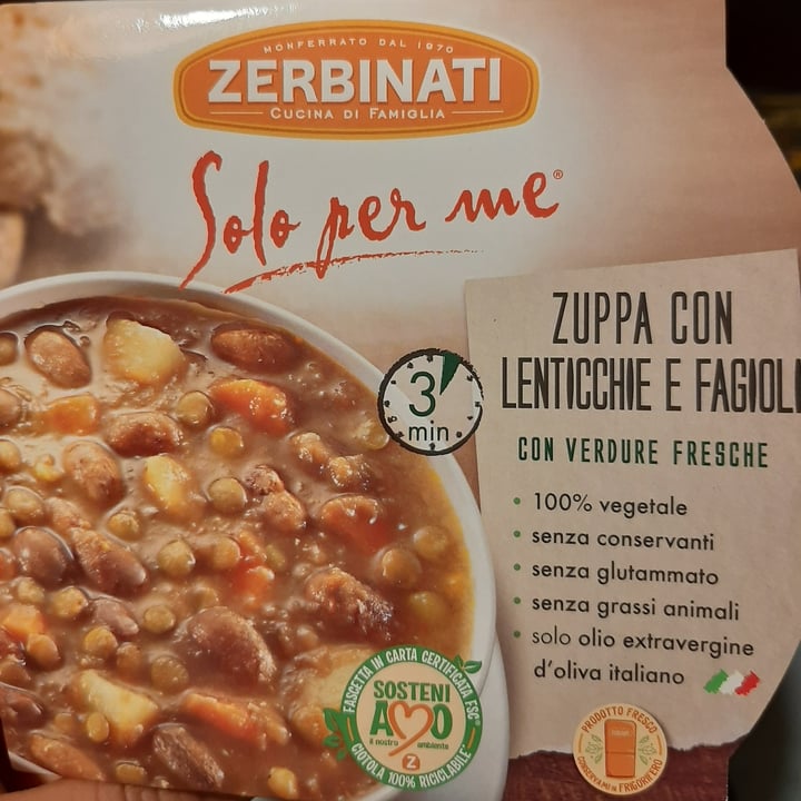 Zerbinati Zuppa con lenticchie e fagioli Review | abillion