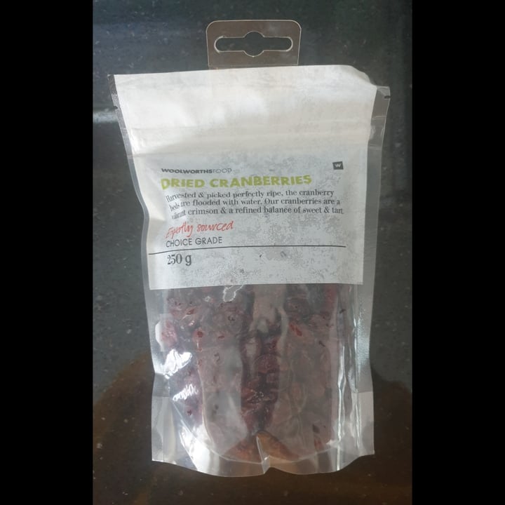 Woolworths Food Dried Cranberries Review | abillion