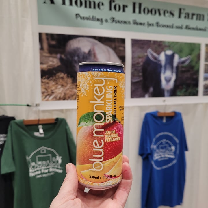 Blue monkey Sparkling Mango Juice Review | abillion