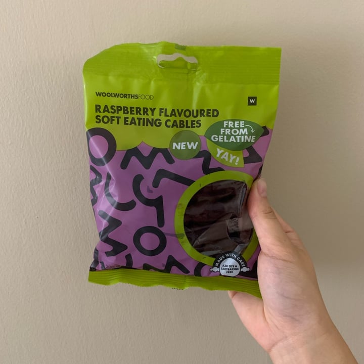 Woolworths Food Raspberry Flavoured Soft Eating Cables Review | abillion