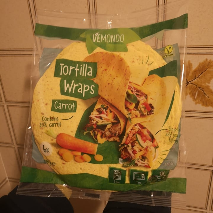 Vemondo Tortilla Wraps Carrot Review | abillion