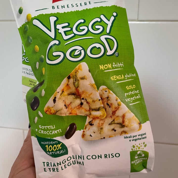 SAN CARLO Benessere Veggy Good Triangolini con riso e tre legumi Review ...