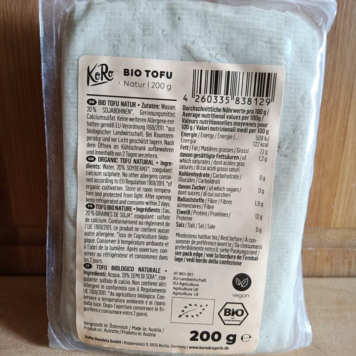 Koro bio tofu Bio Tofu Review | abillion