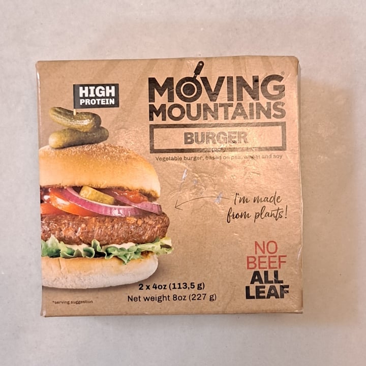 Moving Mountains Plant Based Burger Review | abillion
