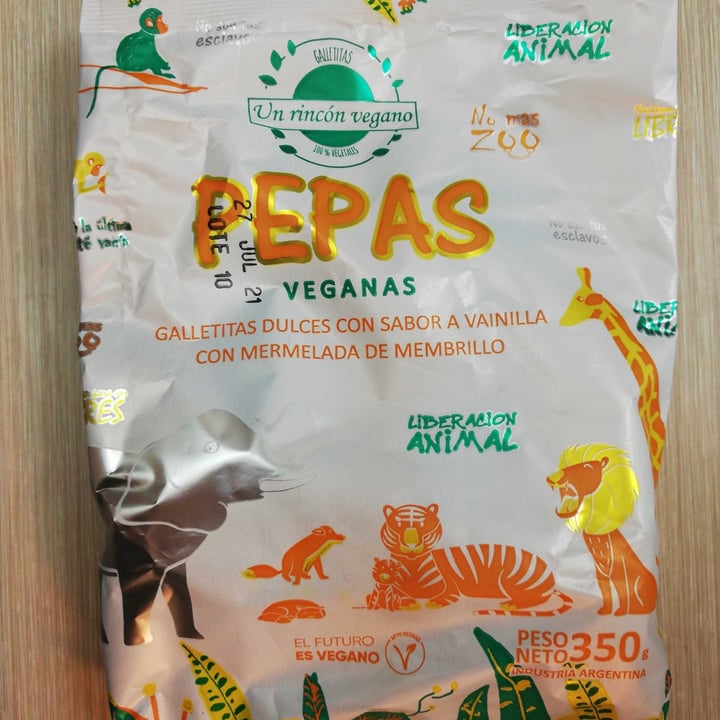 Un Rincón Vegano Pepas Galletitas Dulces con Sabor a Vainilla con ...