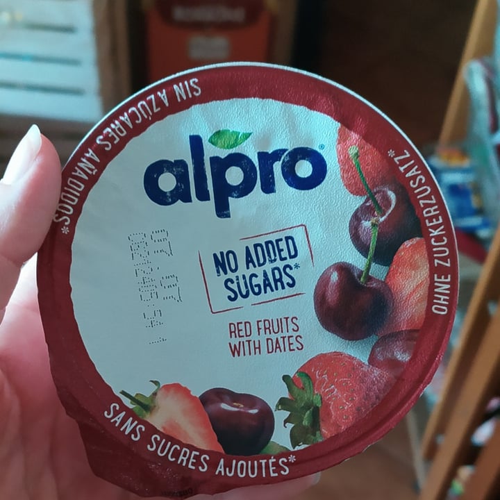 Alpro yogurt red fruits with dates Review | abillion